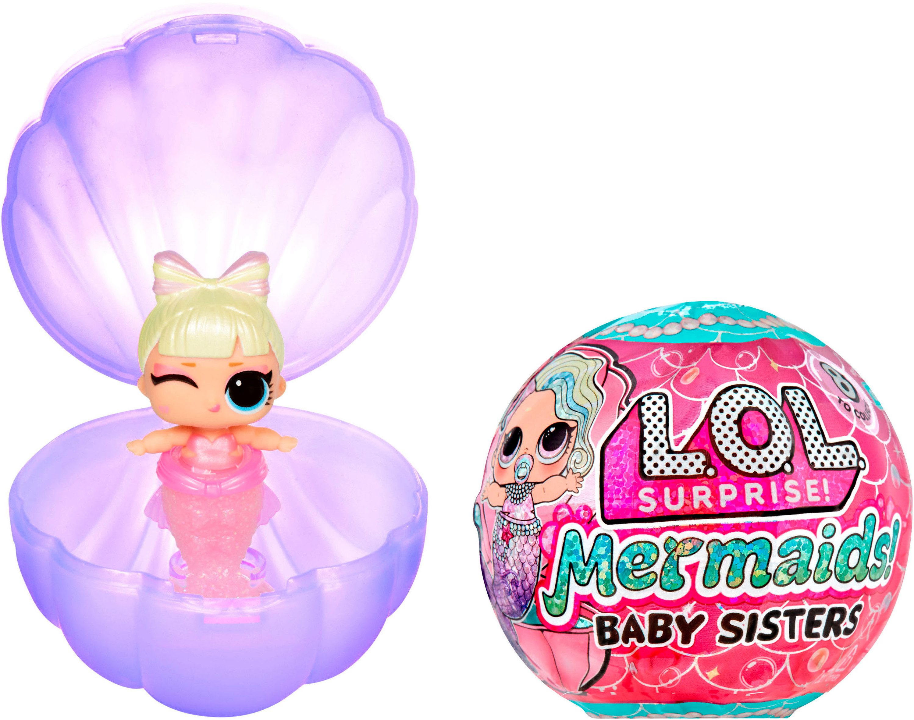 L.O.L. SURPRISE! Aankleedpop L.O.L. Surprise Mermaids! Baby Sisters ...