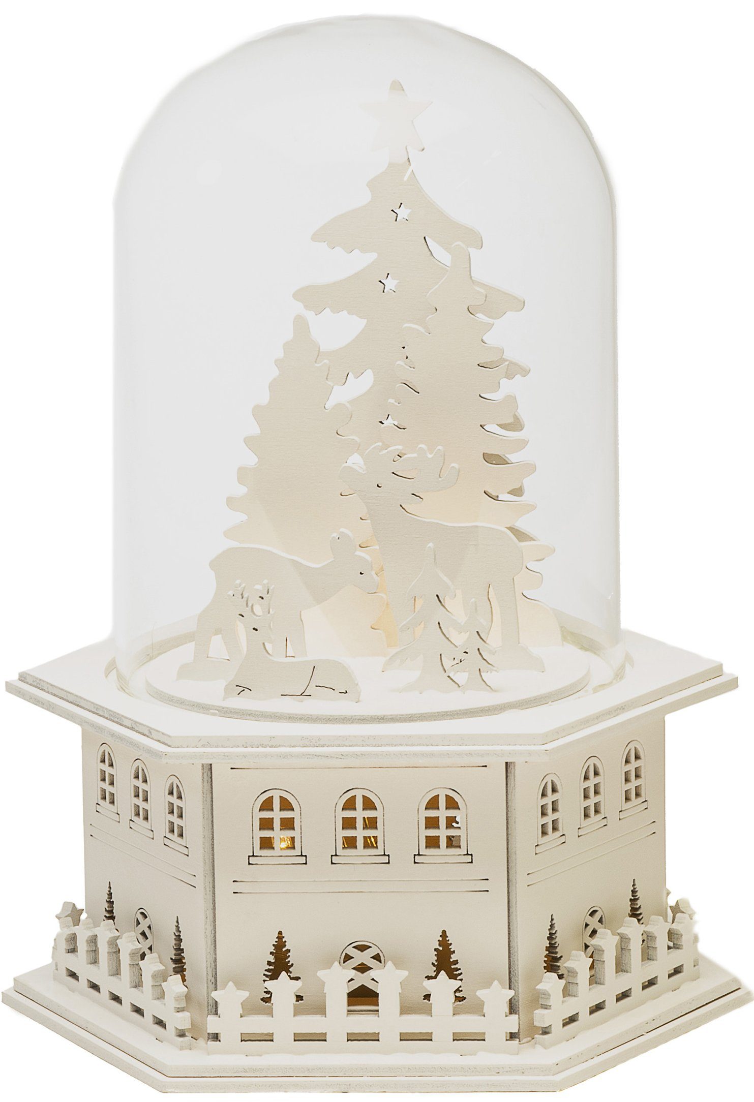 KONSTSMIDE Kerstdorp Kerst versiering 6-uurs timer, 6 warmwitte diodes ...