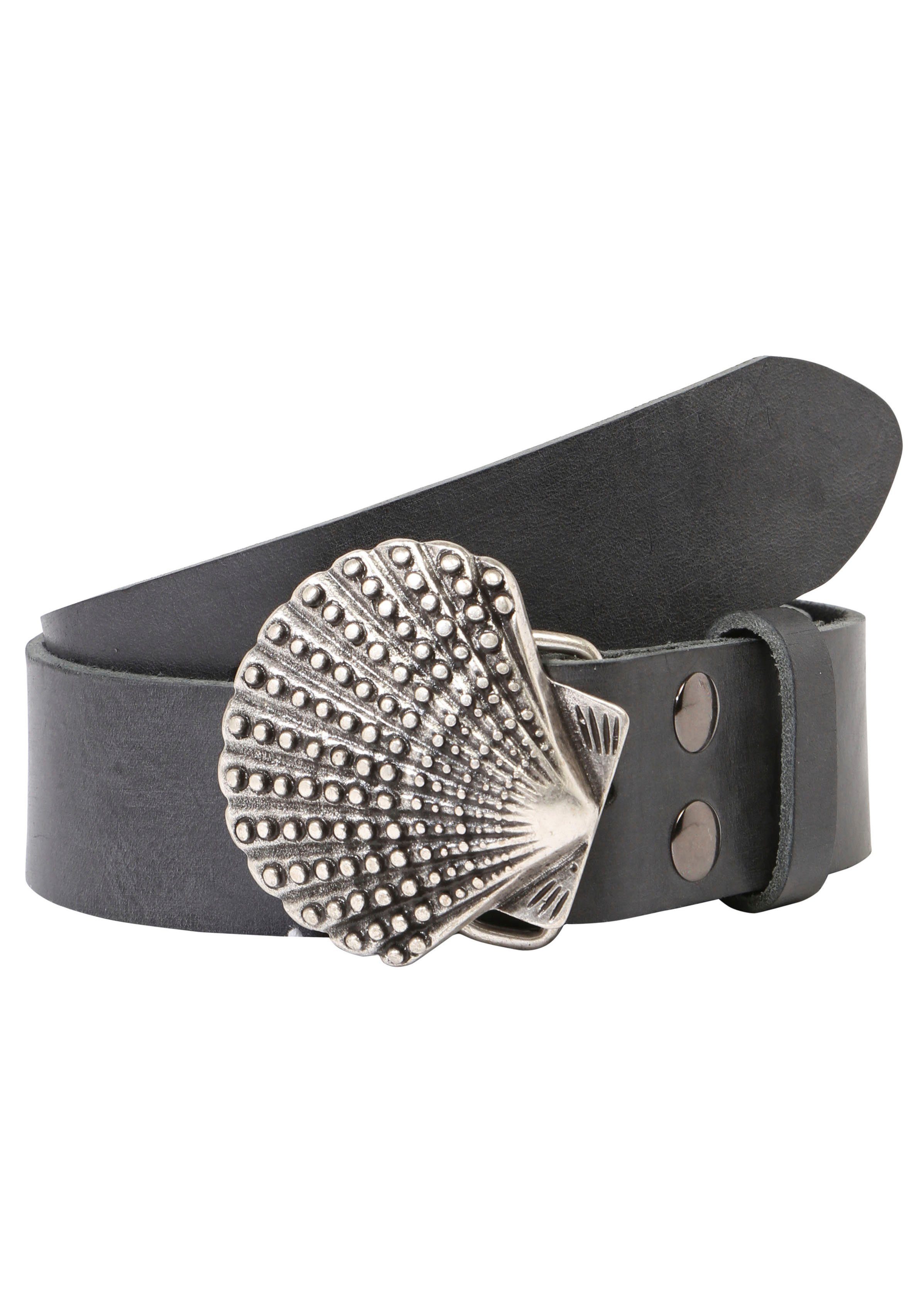 RETTUNGSRING by showroom 019° Leren riem met verwisselbare sluiting ...