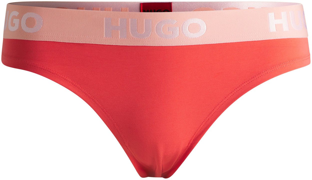 HUGO underwear String THONG SPORTY LOGO met hugo logo op de elastische ...