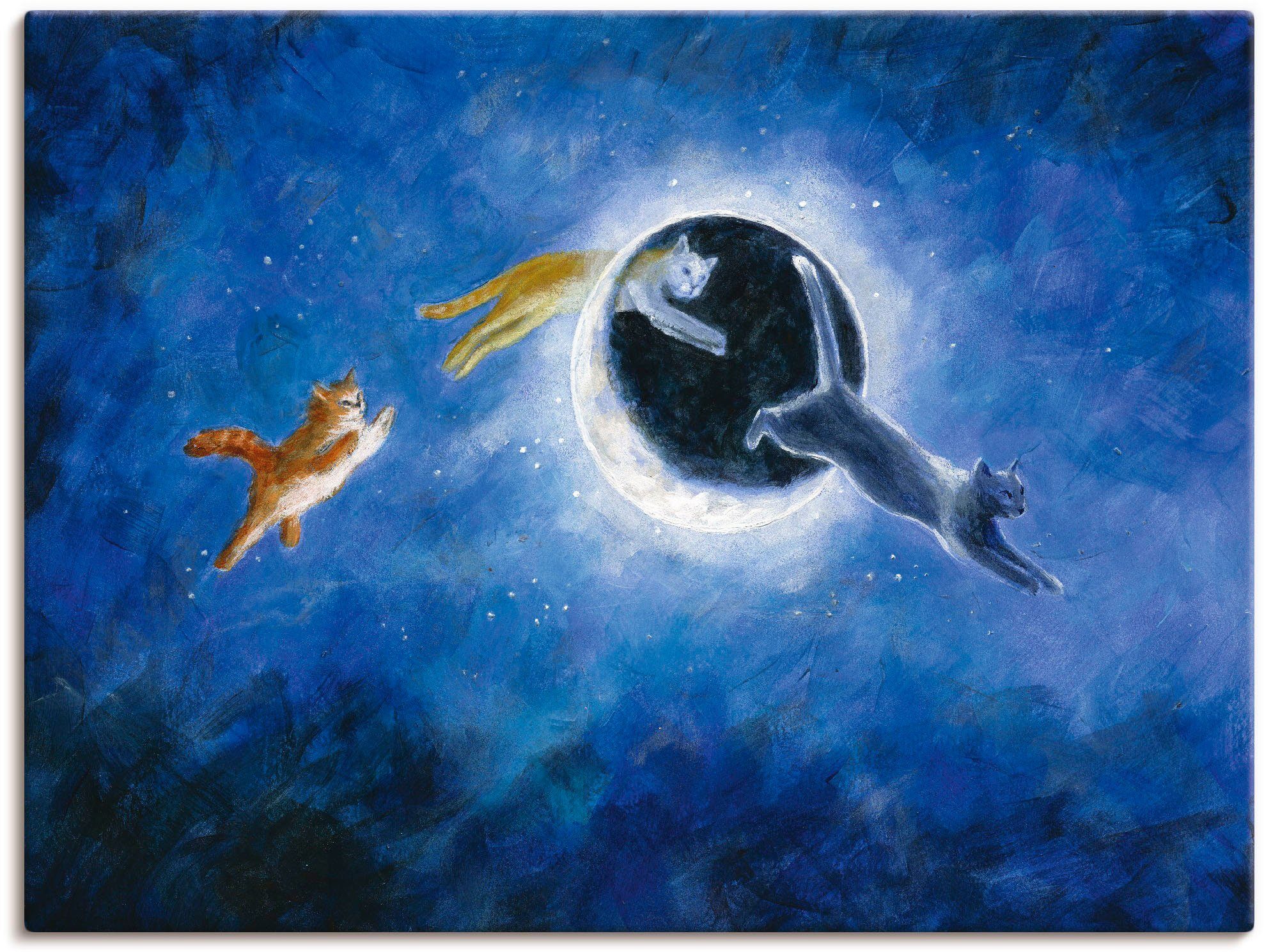 Artland Artprint In de nacht zijn alle poezen grijs als artprint op ...