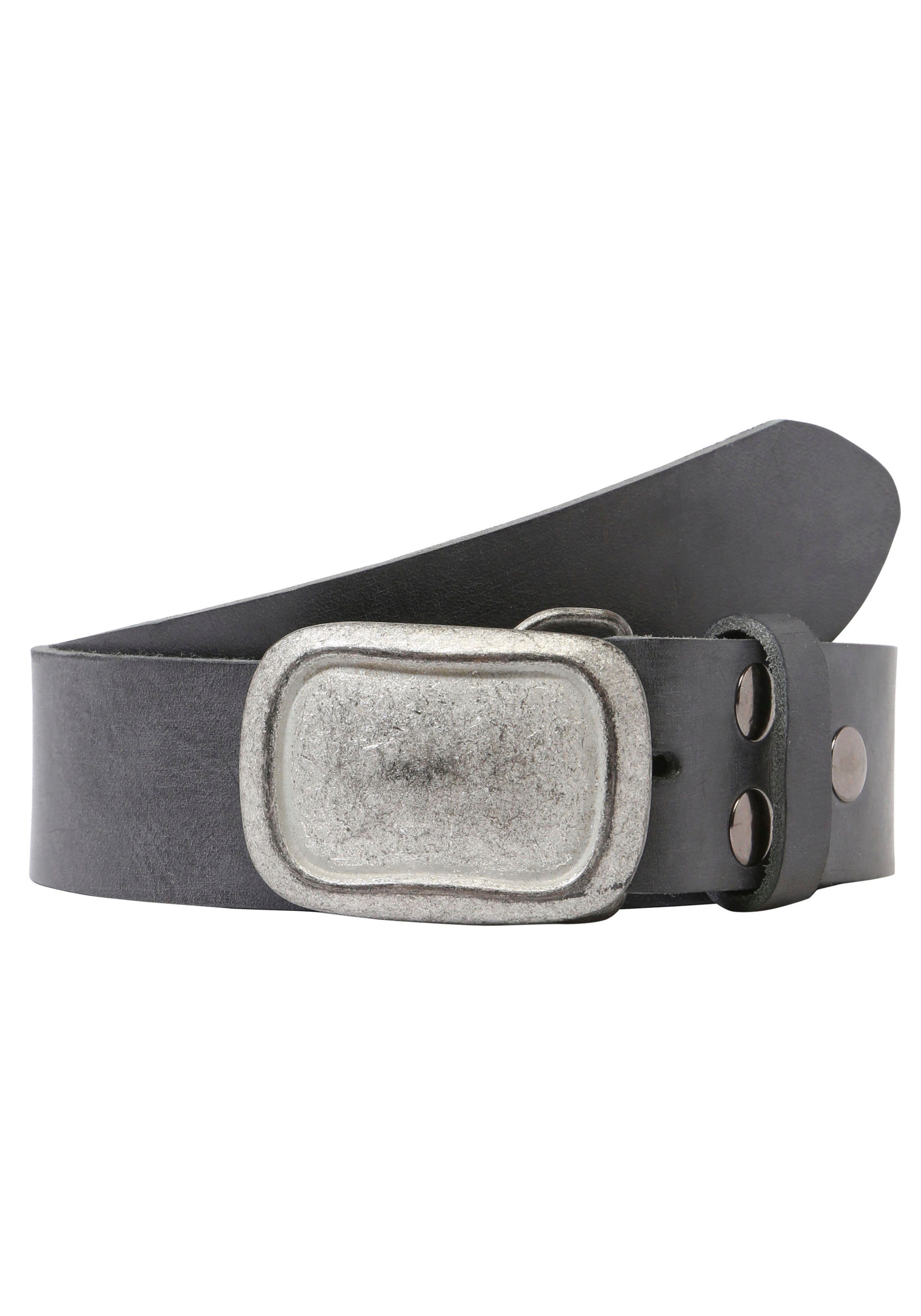 RETTUNGSRING by showroom 019° Leren riem met verwisselbare sluiting ...