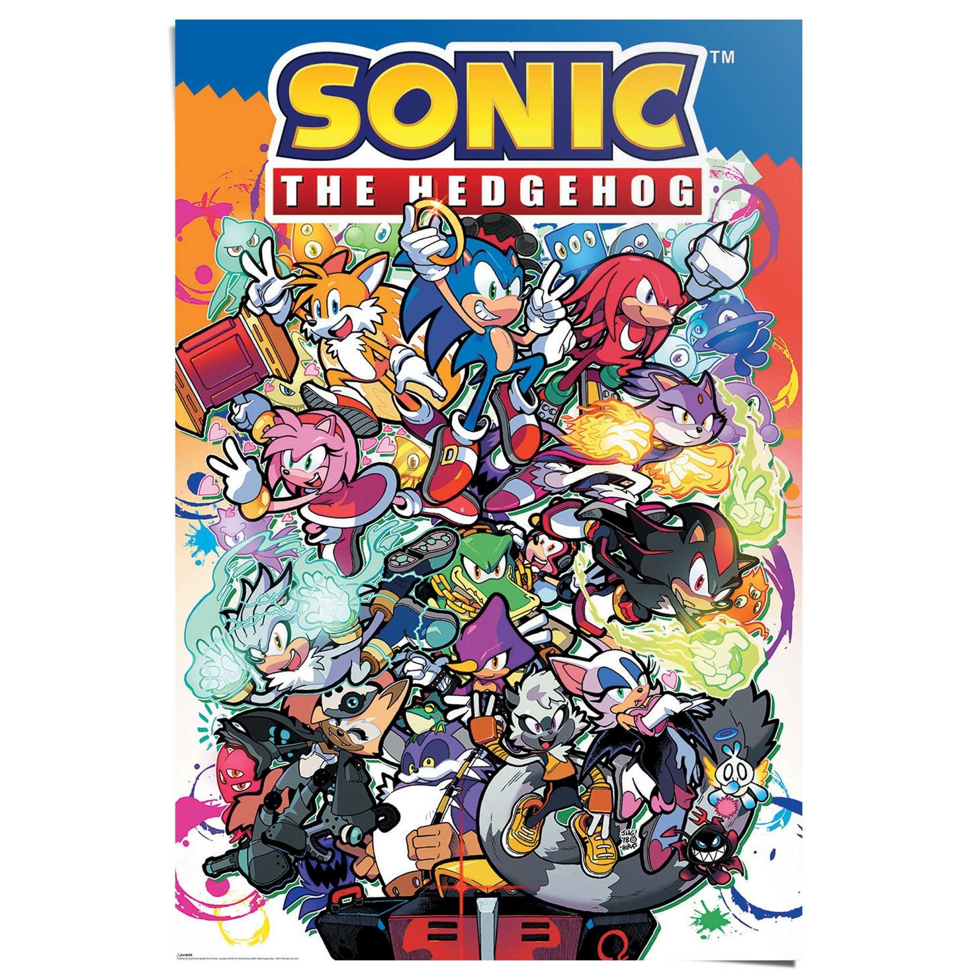 Reinders! Poster Sonic The Hedgehog - sonic comic characters in de ...