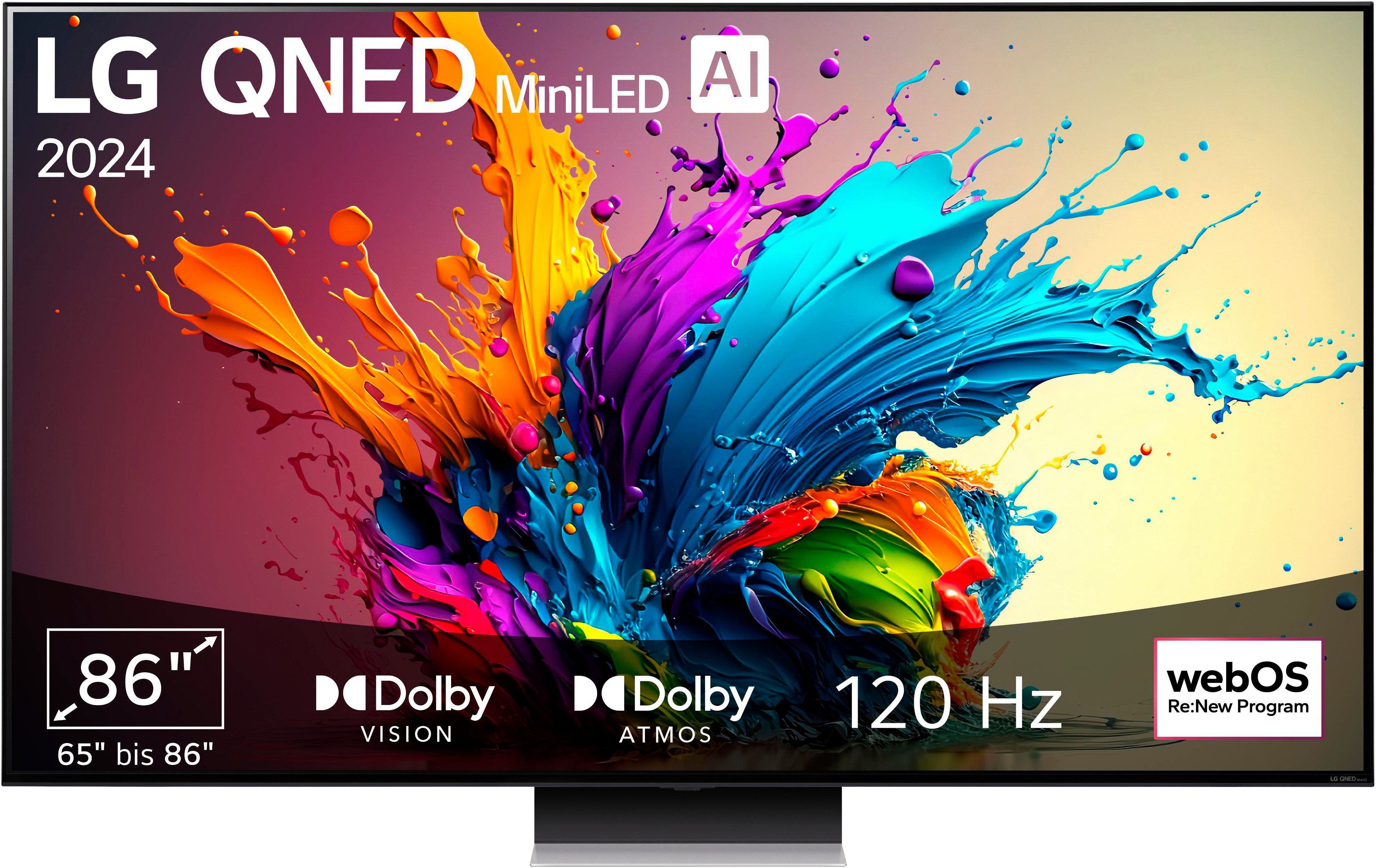 LG QNED-tv, 217 cm / 86", 4K Ultra HD, Smart TV in de online shop | OTTO