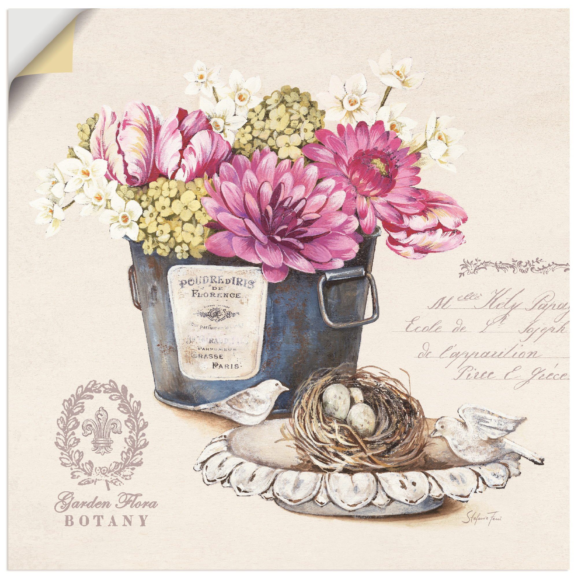 Artland Artprint Bos bloemen I als poster, muursticker in verschillende ...