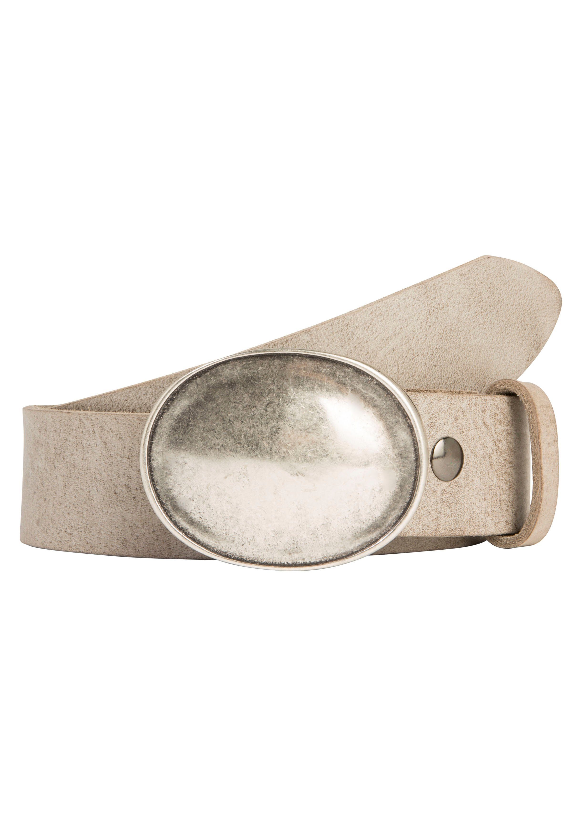 RETTUNGSRING by showroom 019° Leren riem met verwisselbare sluiting ...