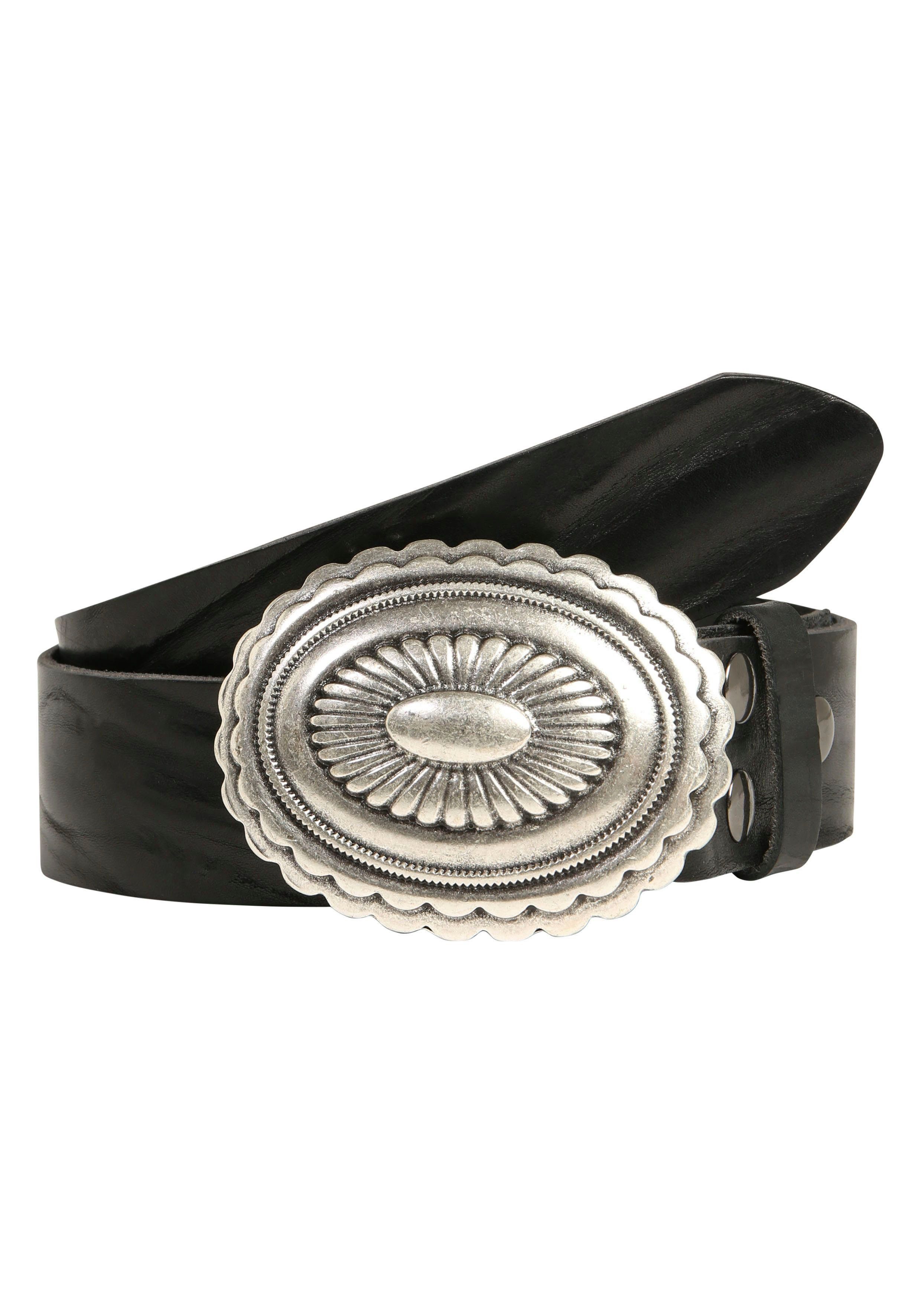 RETTUNGSRING by showroom 019° Leren riem met verwisselbare sluiting ...