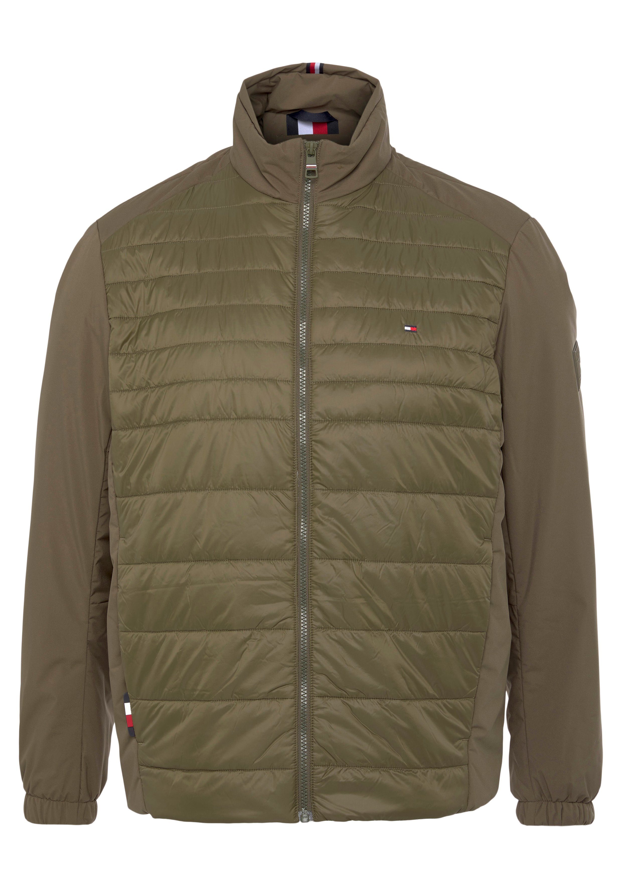 Tommy Hilfiger Gewatteerde Jas Cl Mix Media Stand Collar Jacket