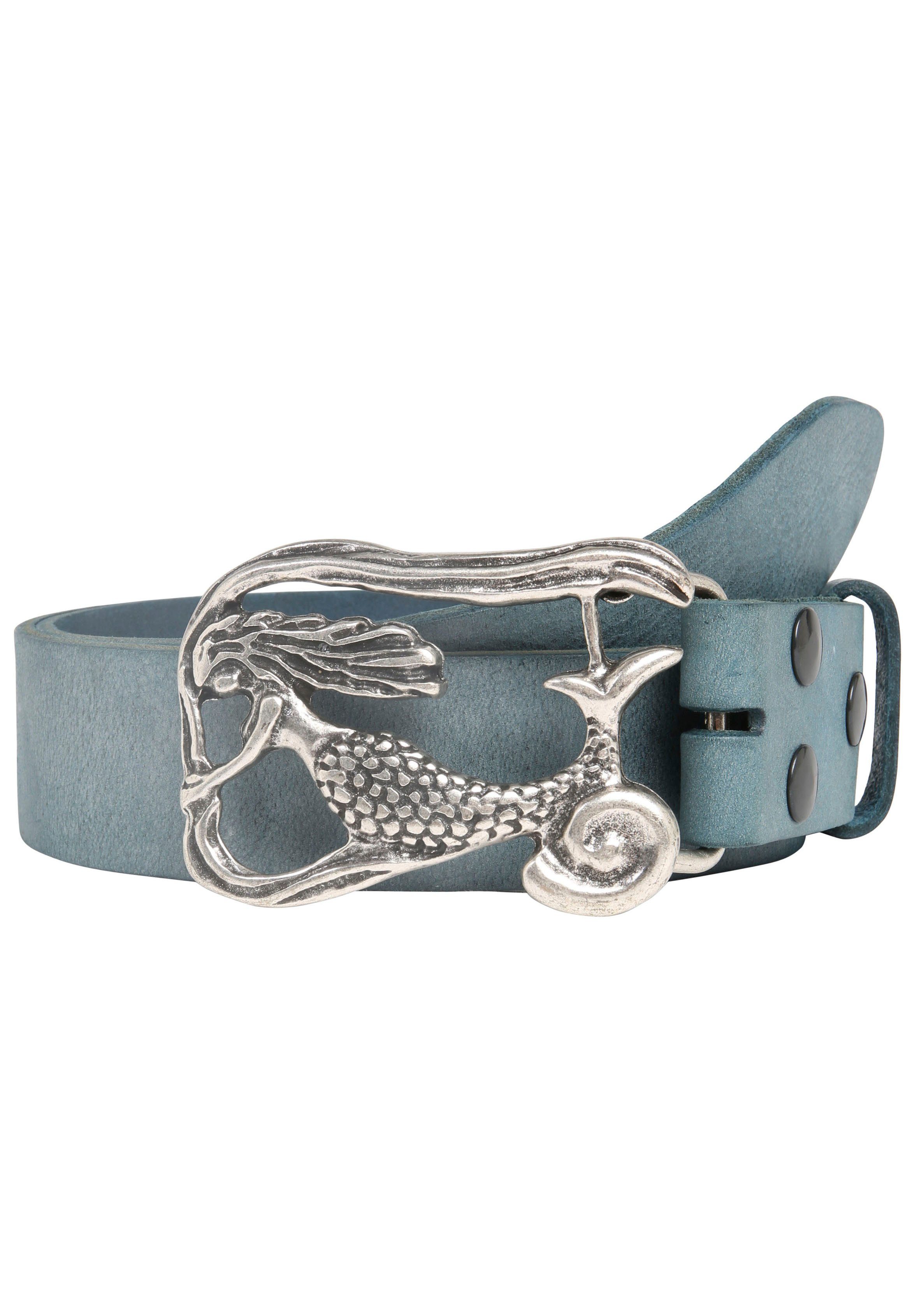 RETTUNGSRING by showroom 019° Leren riem met verwisselbare sluiting ...