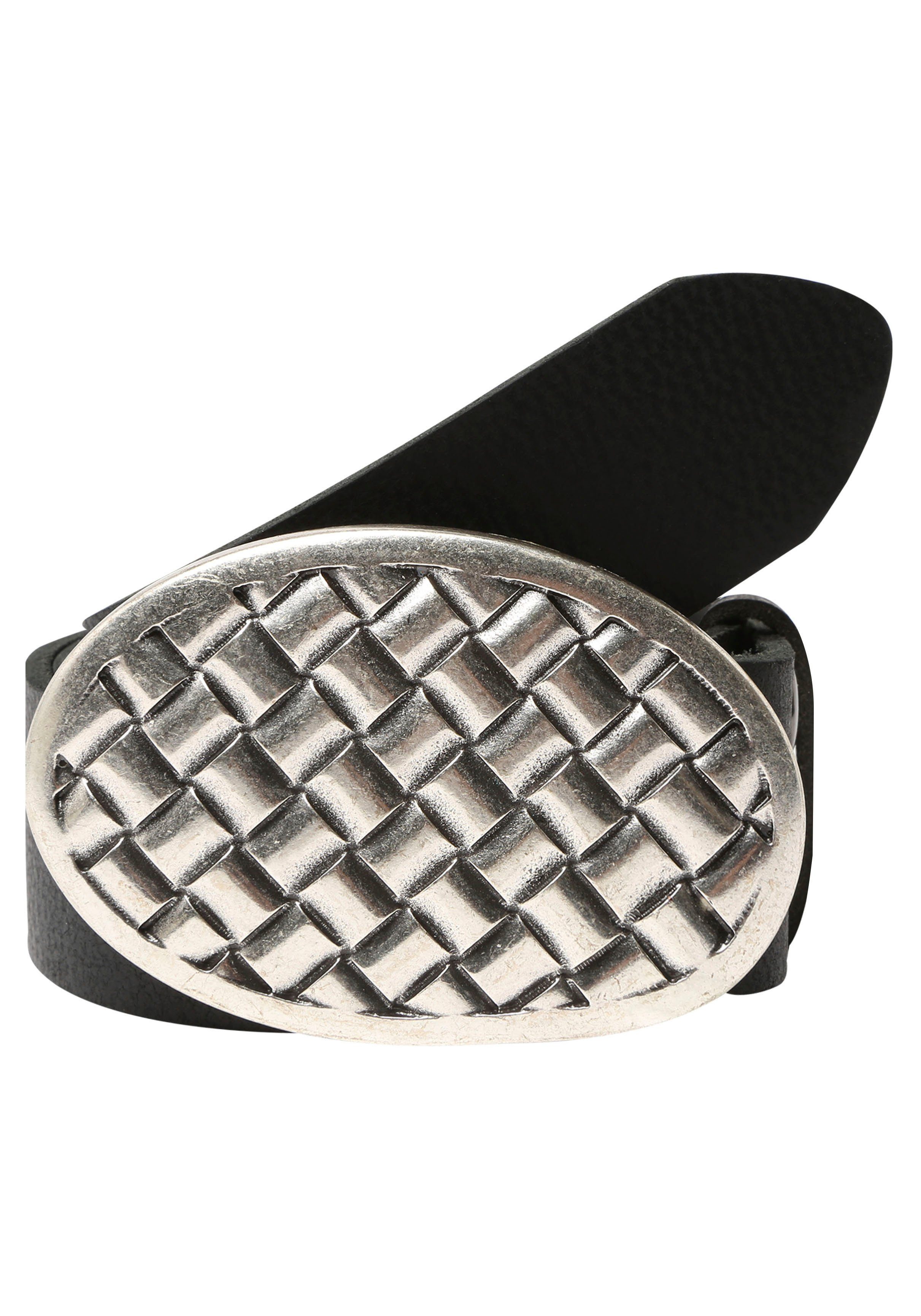 RETTUNGSRING by showroom 019° Leren riem met verwisselbare sluiting ...